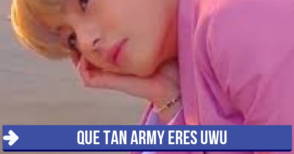 Test: Que tan army eres uwu
