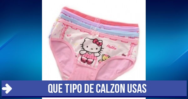 calzon de hello kitty - que tipo de calzon usas
