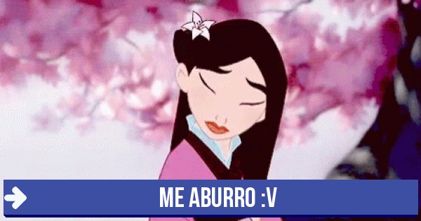 Te aburres - Me aburro :v