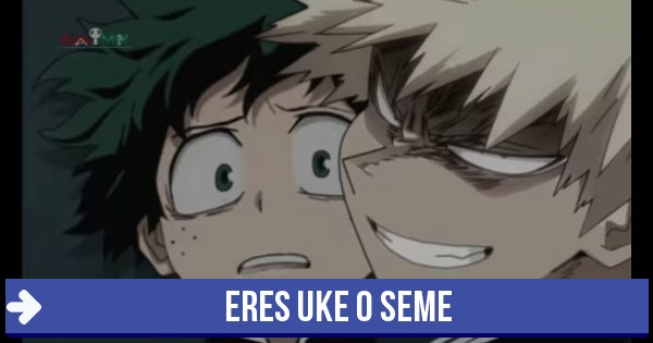 Uke 7w7 - Eres uke o seme