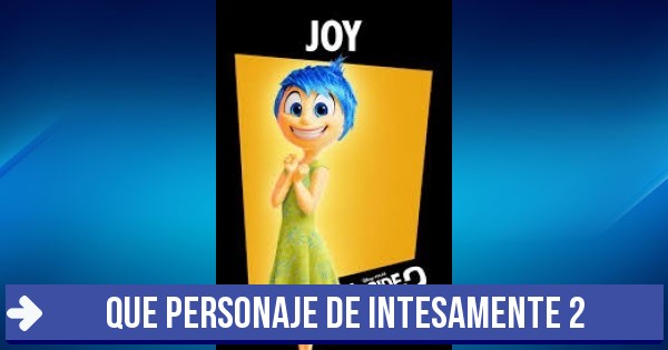alegria - que personaje de intesamente 2